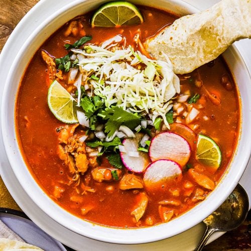 Pozole Rojo | La Rosa Blanca